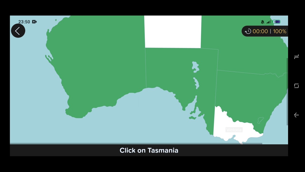 Australia: States and Territories (0:03) Seterra Android App - YouTube