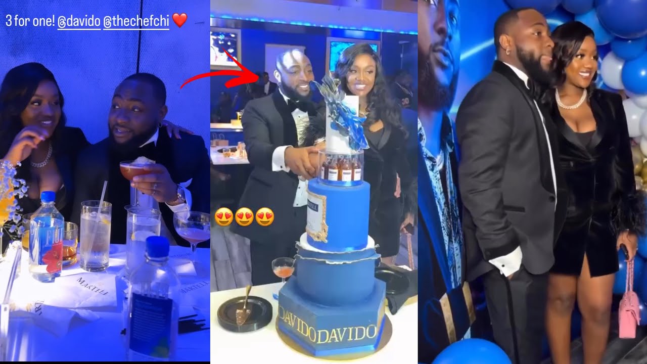 Davido Celebrate his 31 Birthday Party in USA with Chioma as he Win ...