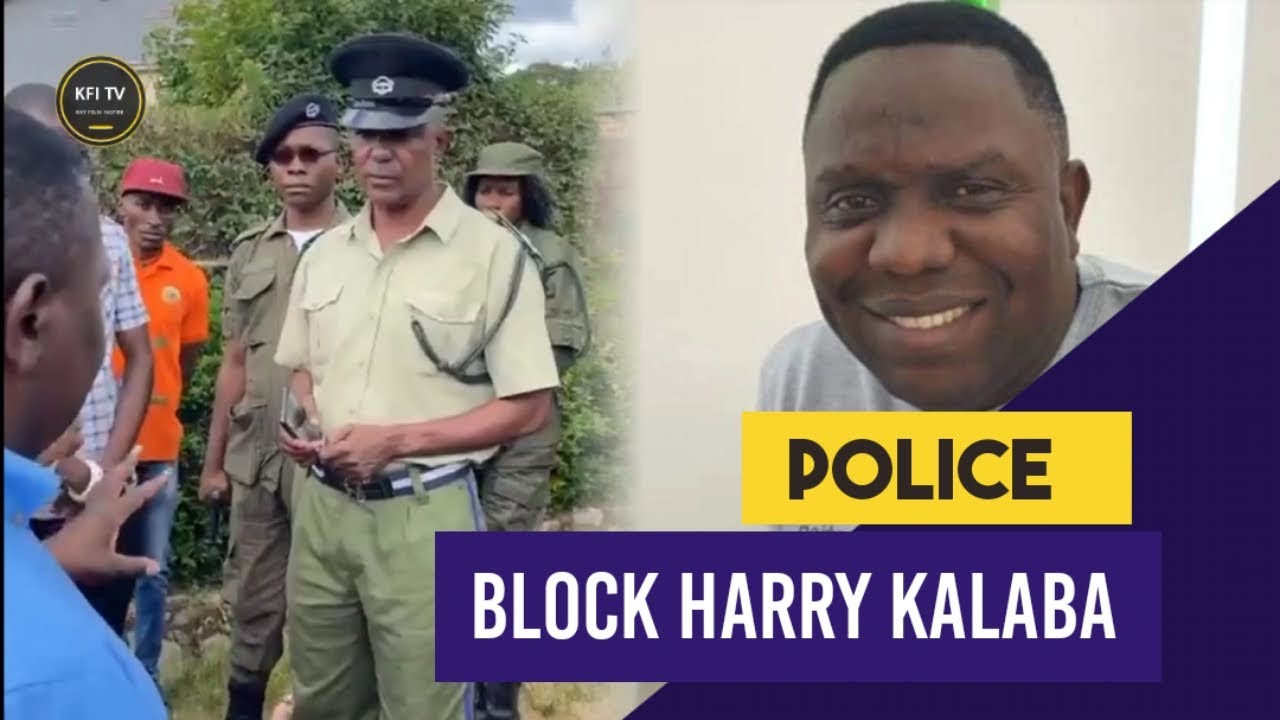 Citizens First President HARRY KALABA Block by Police in Chililabombwe ...