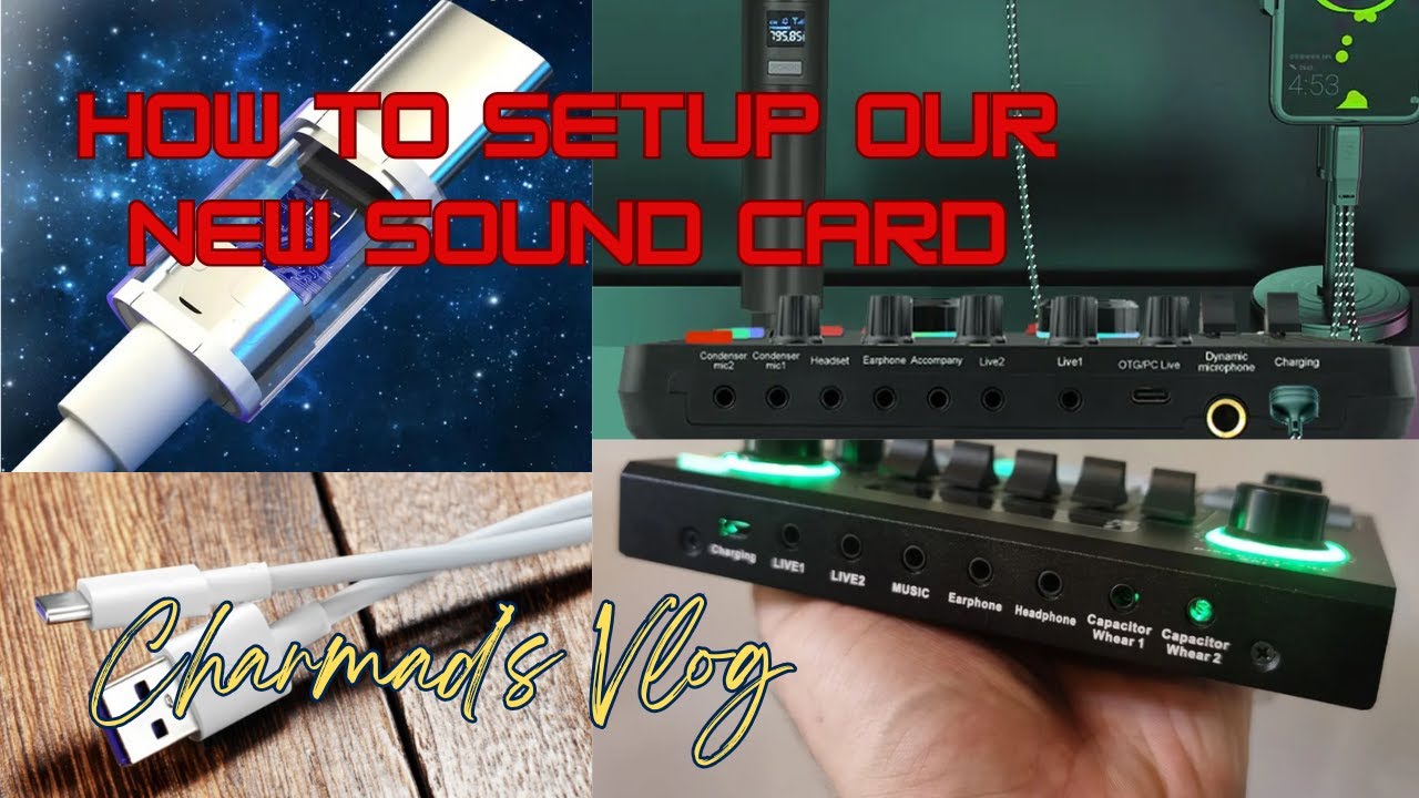 How To Setup Our New Sound Card On Laptop Or PC. #charmad's Vlog #video ...