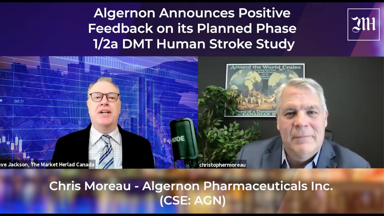 The Market Herald - PowerPlay Interviews Algernon Pharmaceuticals CEO ...