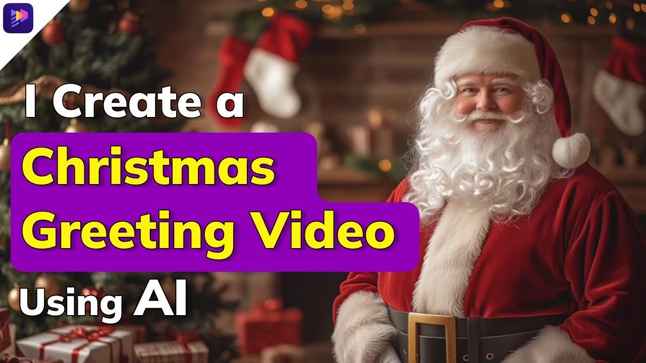 I Created a Christmas Greeting Video Using AI🎄 - Santa Claus AI Talking ...