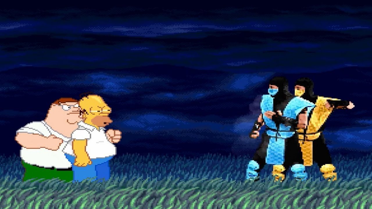 Homer Simpson and Peter Griffin vs Sub-Zero and Scorpion 2 HD 1080p ...