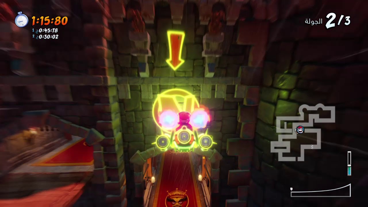 Beating Developer Time with TURN in Cortex castle Crash Team Racing Nitro Fueled (CTRNF) - YouTube