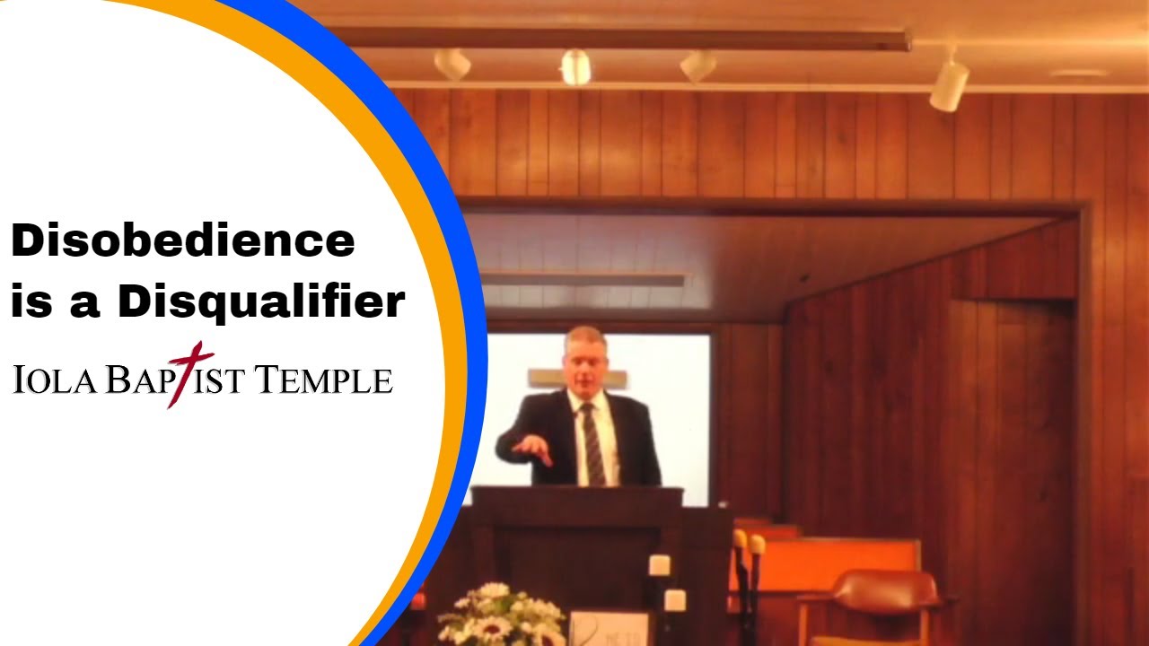 Disobedience is a Disqualifier - YouTube