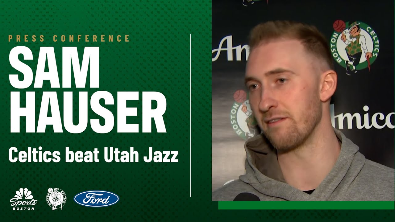 POSTGAME PRESS CONFERENCE: Sam Hauser talks career-high night vs. Utah ...