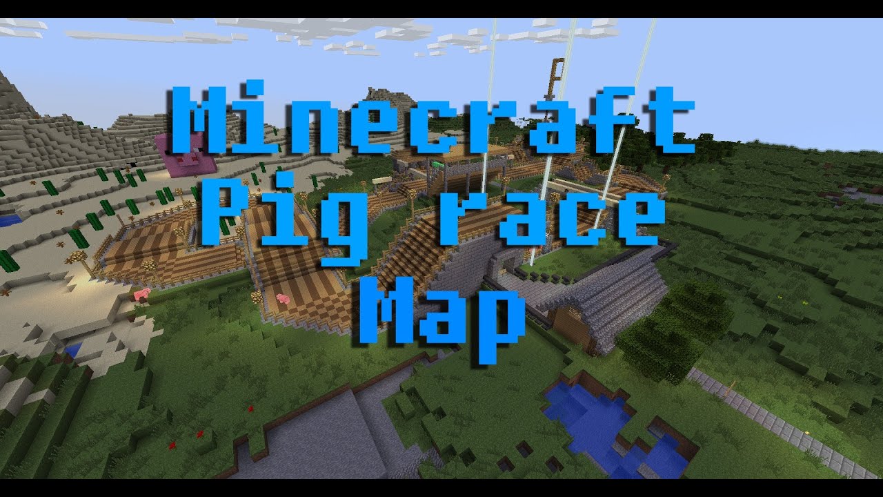 Minecraft pig race[HD] - YouTube
