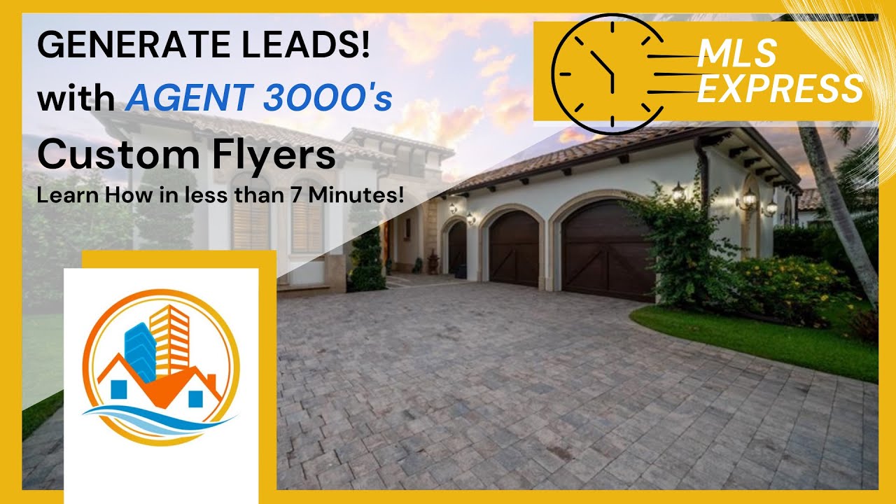 Generate Leads with Agent 3000's Custom Flyers - YouTube