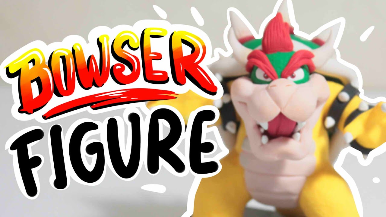Bowser, mario bros game, clay figure - YouTube