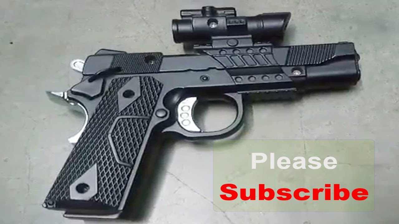 Funny Pistol / Realistic Toy Gun / Toys | Jawdan Toys - YouTube