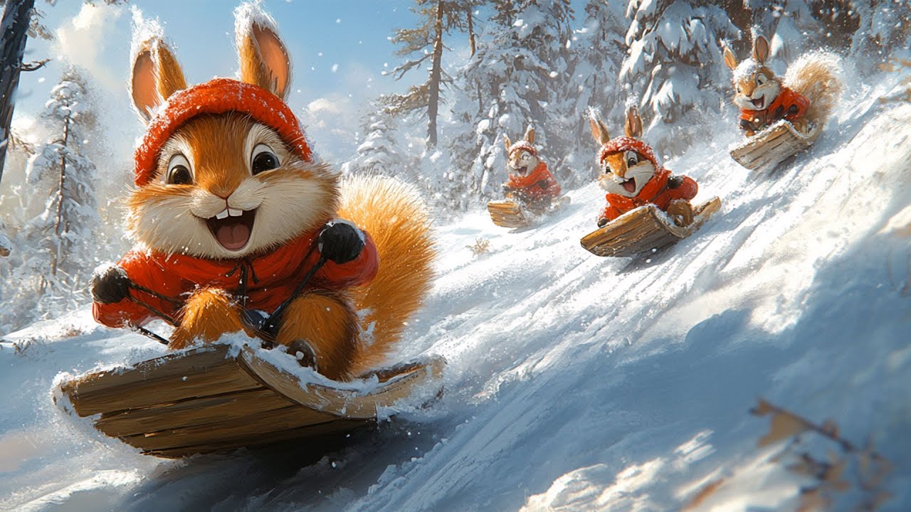 piano music with birds singing | winter animals relaxing music ...