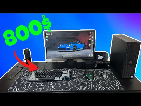 My 800$ BEGINNER Gaming Setup - YouTube
