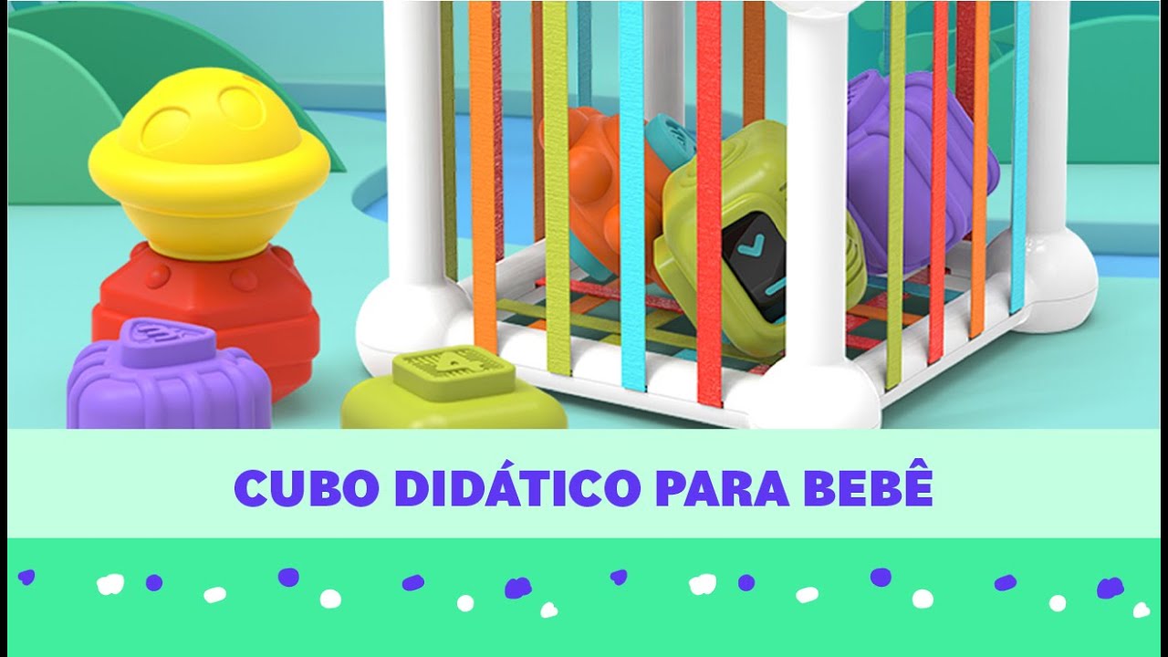 Cubo didático para bebê - COMPRATECA - YouTube