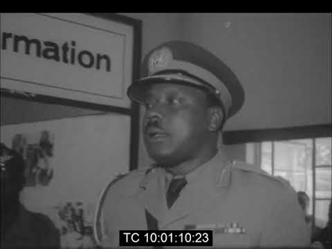 Major-General Aguiyi-Ironsi visiting Ibadan the day before his ...