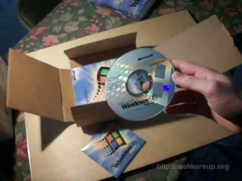 Unboxing Windows 98 SE Upgrade - YouTube