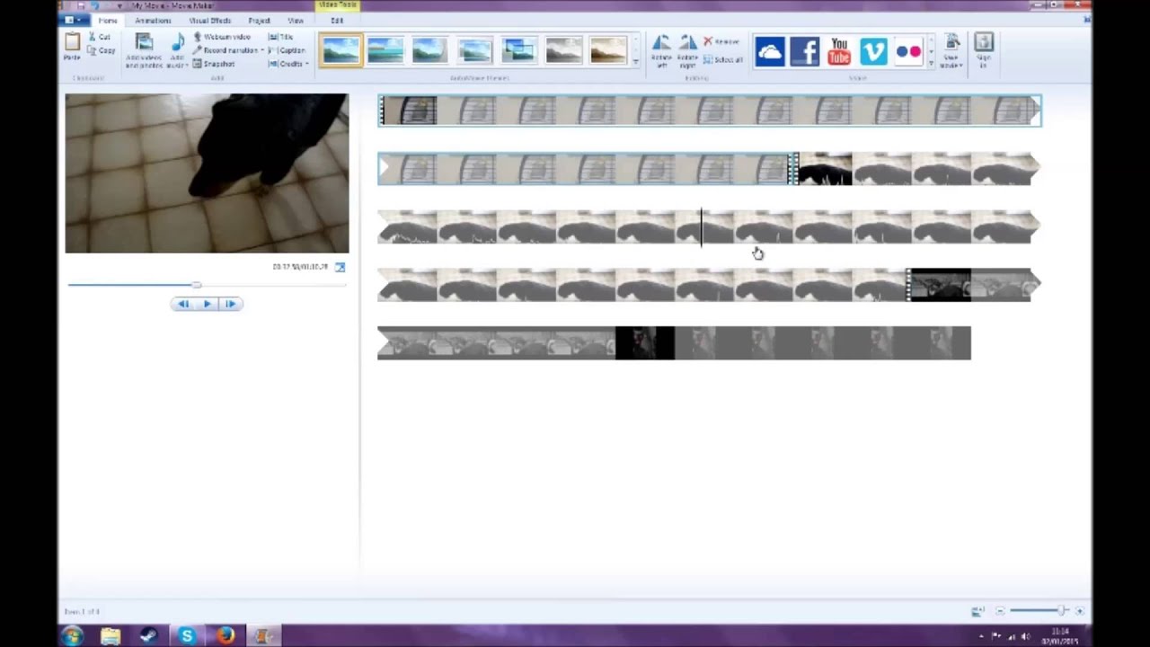 How to use Windows Movie Maker (Part 1) - YouTube