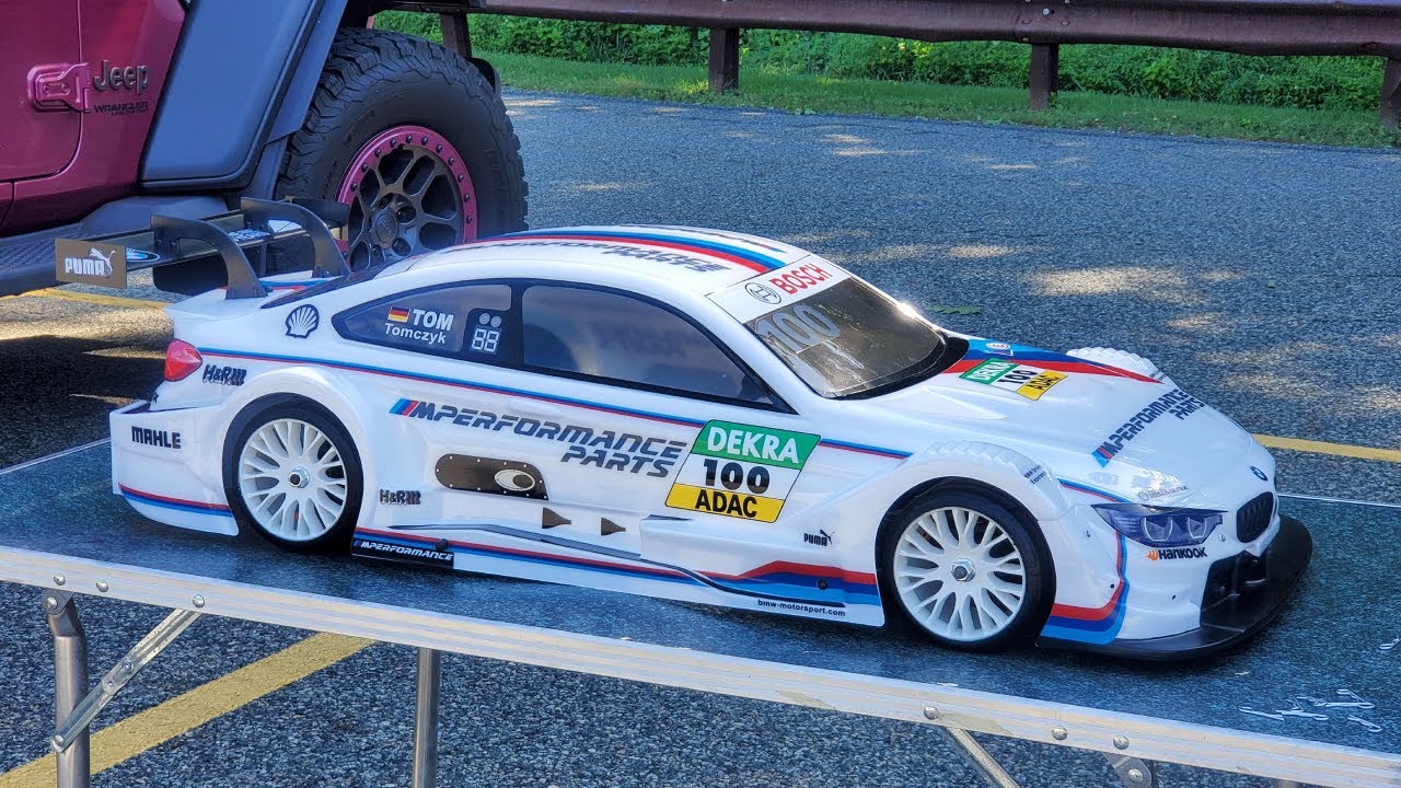 FG Modellsport BMW M4 Sportsline Electric 1/5 at lost Traction event 06 ...
