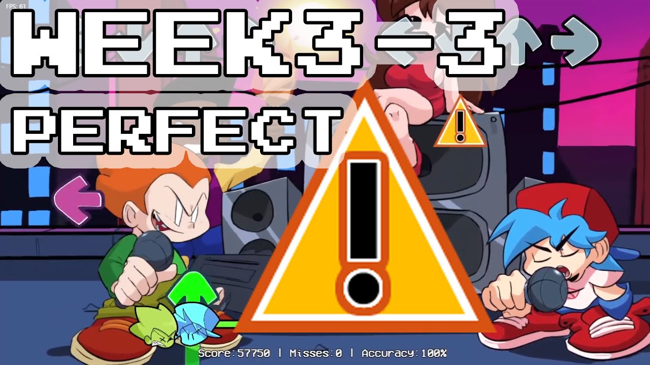 FNF HD Hard Week 3-3 BLAMMED, No Miss, For Listening Music - YouTube