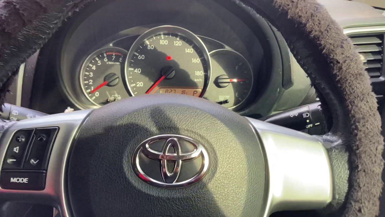 Toyota Ractis Cruise Control - YouTube