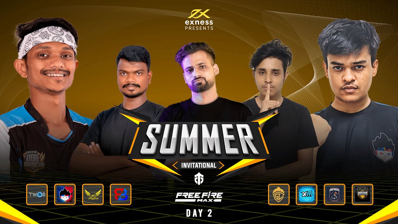 Summer Invitational Free Fire Max | Day 2 | Ft. Twob, Tsg Army, Big Brother, HH, Cosmic - YouTube