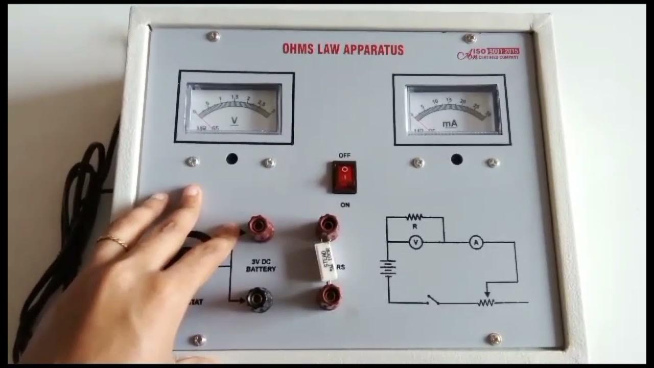 How to use// Ohm's law apparatus - YouTube