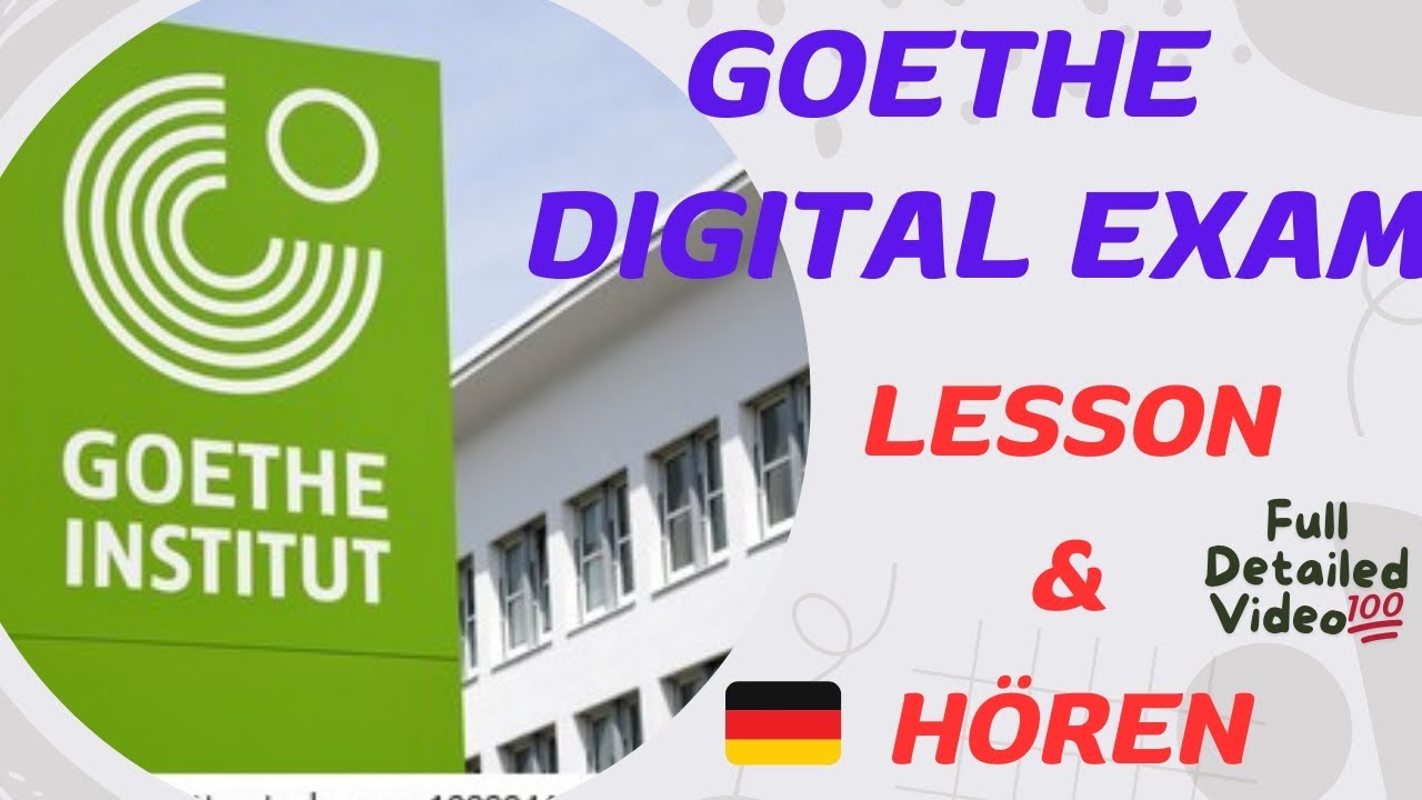 Goethe Digital Exam Lesson & Hören അറിഞ്ഞിരിക്കേണ്ട പ്രധാന കാര്യങ്ങൾ📌📌 ...