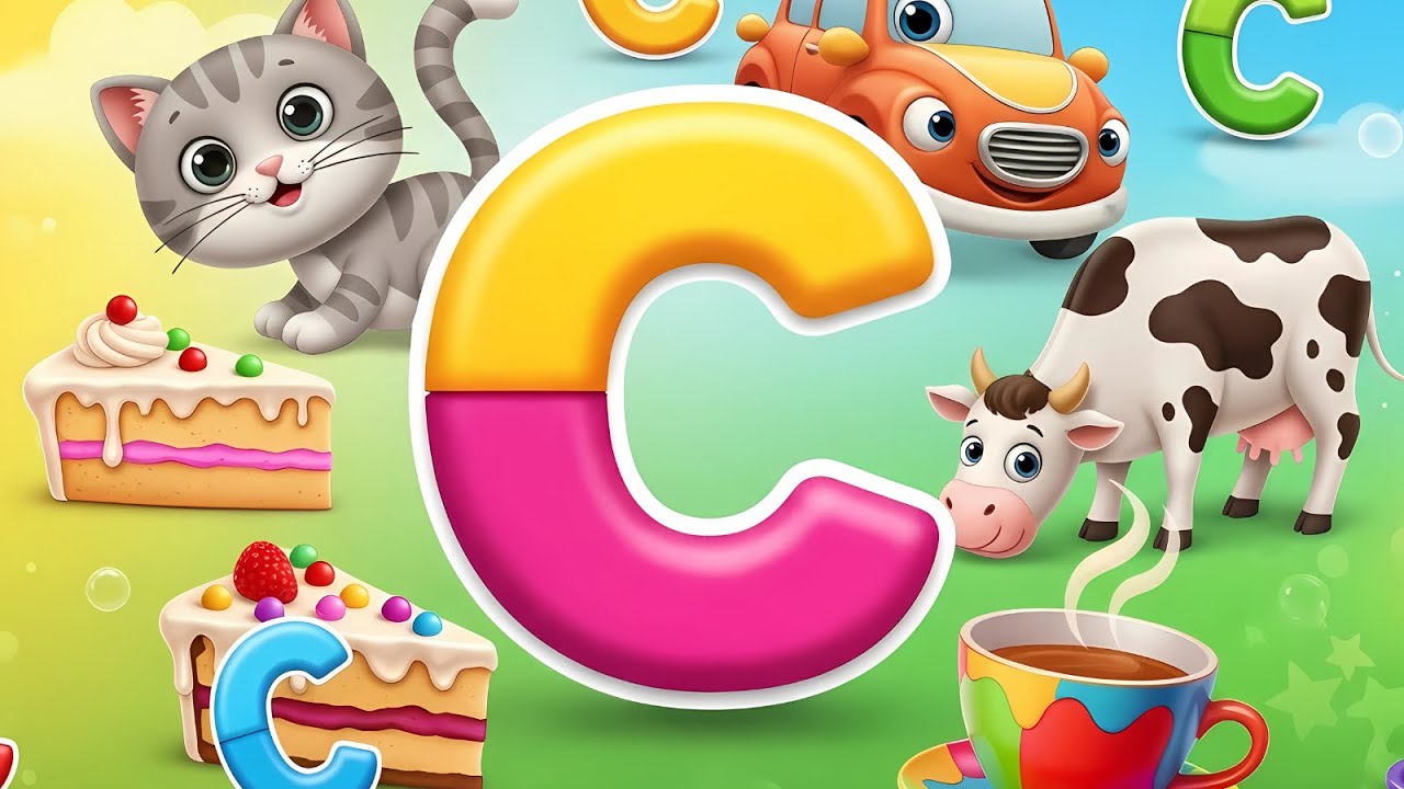 Learn Letter C for Kids | Alphabet & Phonics Learning | Kids Cartoon ...