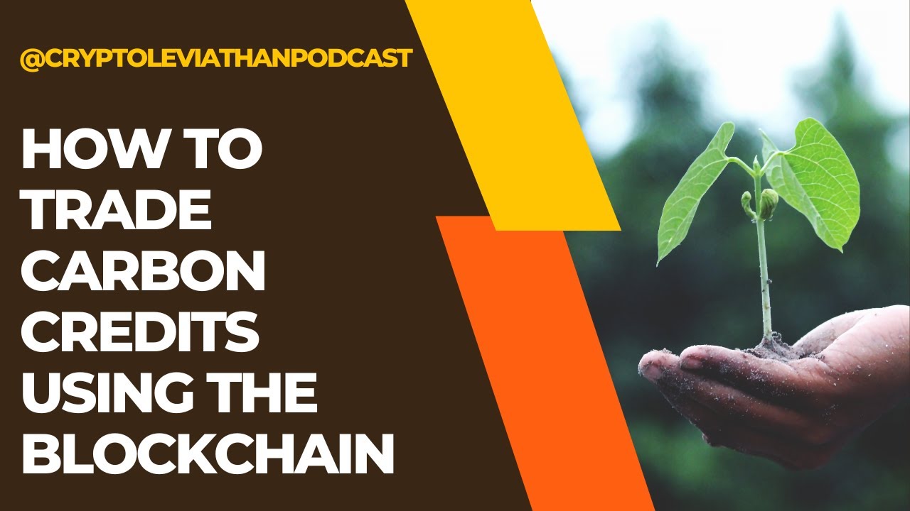 How to trade Carbon Credits on the Blockchain - YouTube