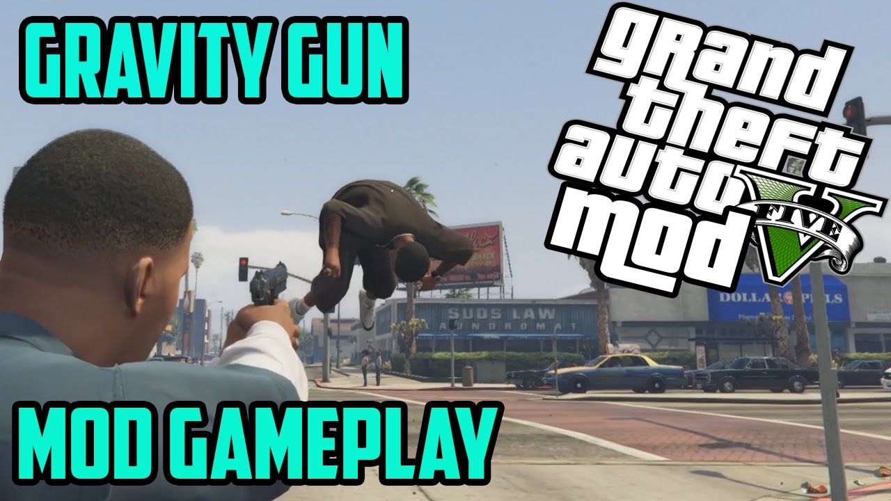GTA 5 Mod - Advanced Gravity Gun Mod! Zero Gravity And Floating! (GTA V ...