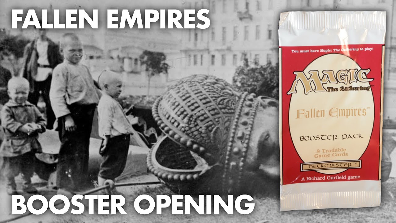 Old School MtG: Fallen Empires booster opening - YouTube