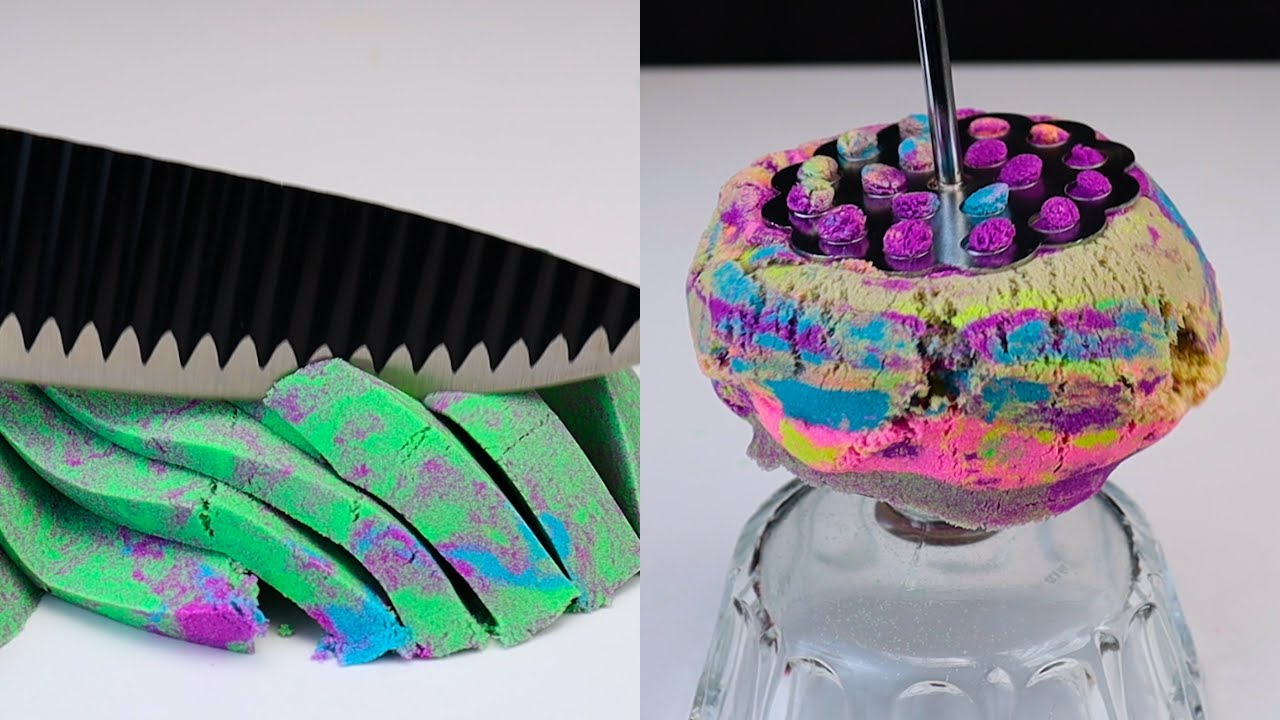 Top Amazing Kinetic Sand Cutting Satisfying 64 - YouTube