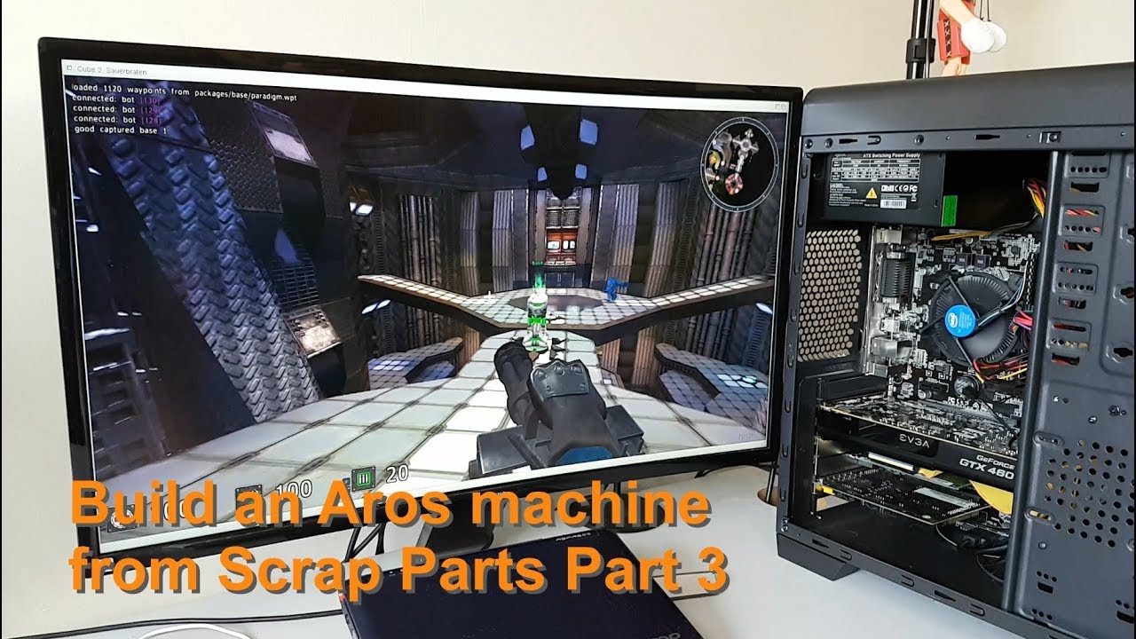Build an Aros based Amiga computer from scrap parts Part 3 - YouTube