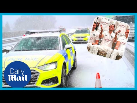 UK Weather: SNOW hits Britain in March