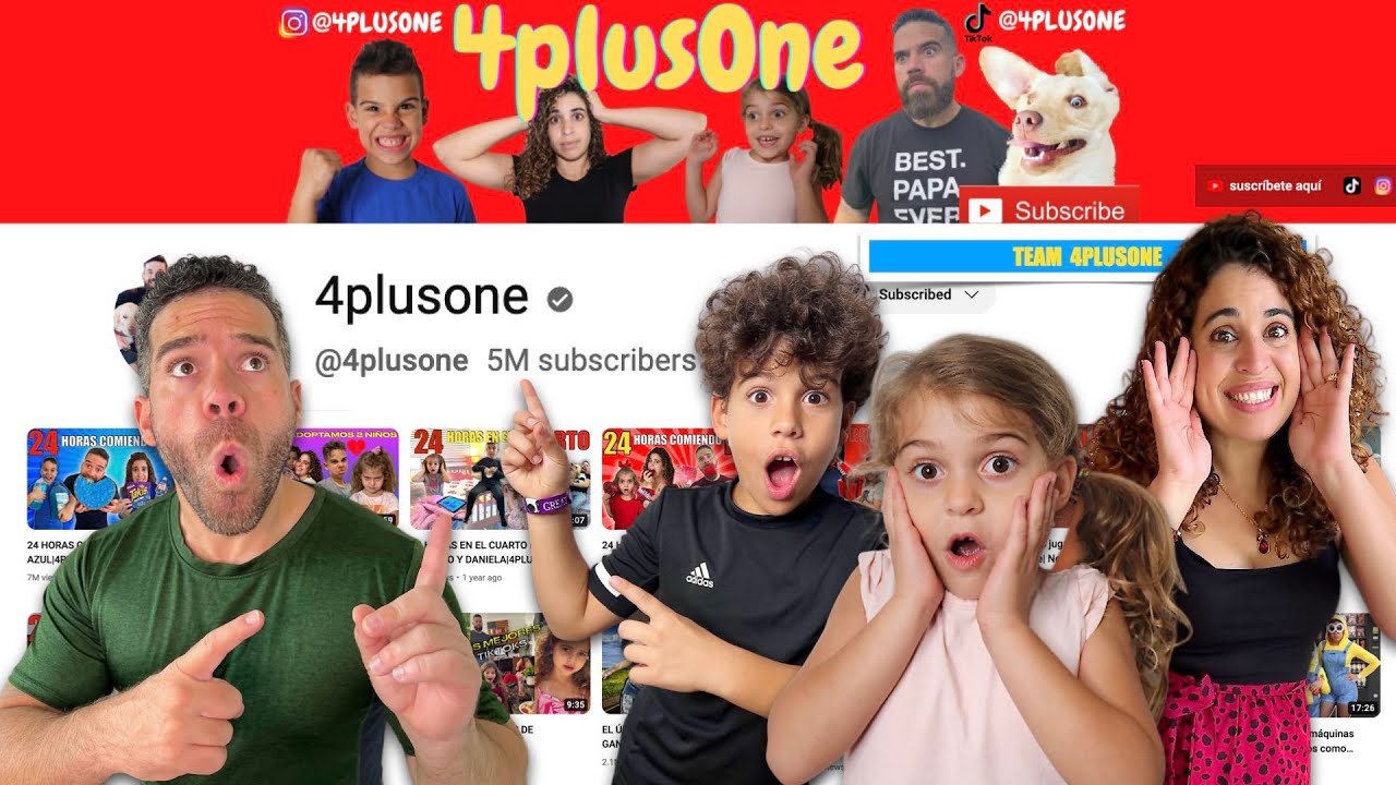 CELEBRANDO 5 MILLONES DE SUSCRIPTORES!🤩|4PLUSONE - YouTube