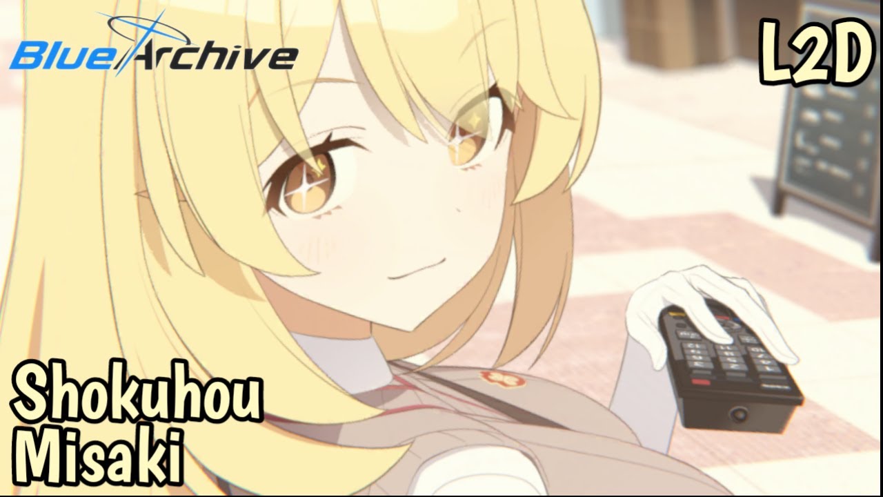 [Blue Archive] Shokuhou Misaki (L2D) - YouTube