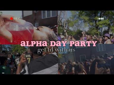 ALPHA DAY PARTY VLOG!! - YouTube