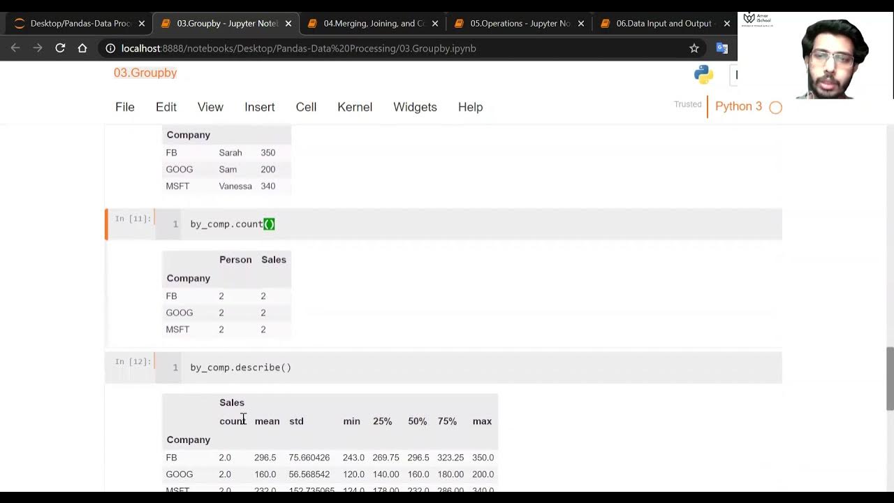 (Week 2) Applied Data Science and Machine Learning || Pandas- Data Processing Part 2 - YouTube