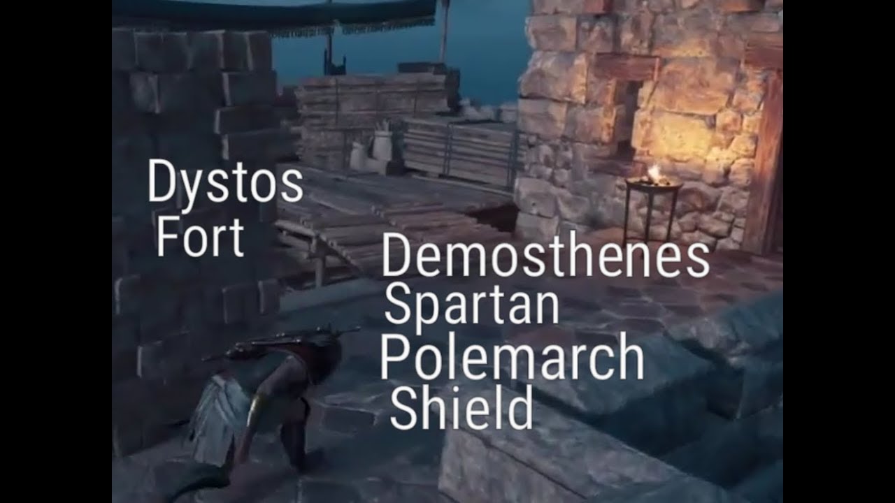 Assassin's Creed Odyssey : Dystos Fort # Polemarch Spartan Seal , Loot ...