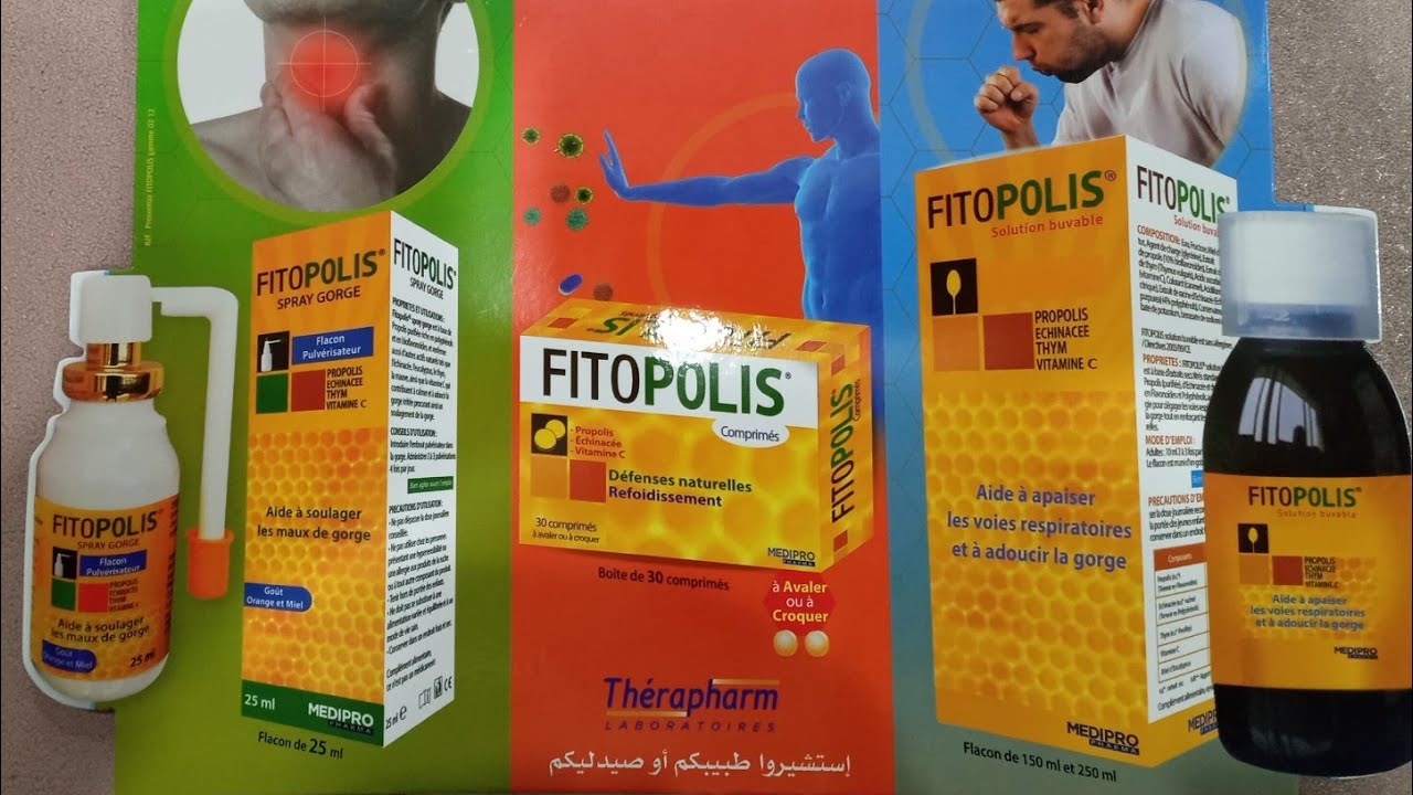 لعلاج إلتهابات الحنجرة و حلق استعميلو FITOPOLIS SPRAY GORGE - YouTube