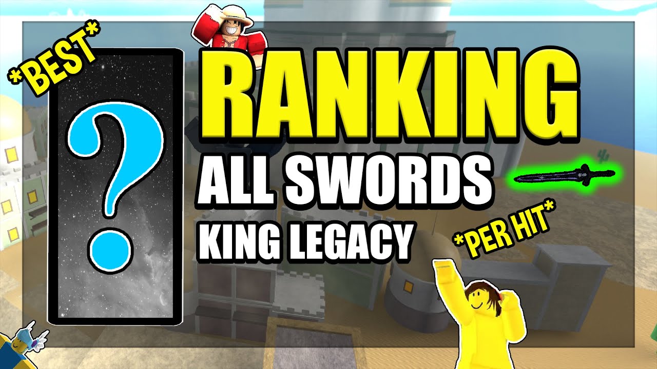 King Legacy SWORDS ranked by BASIC DAMAGE.. (ROBLOX) - YouTube