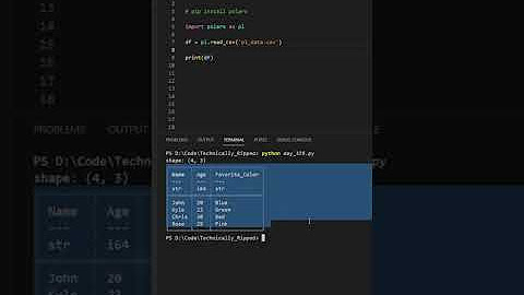 Polars Tutorials - YouTube