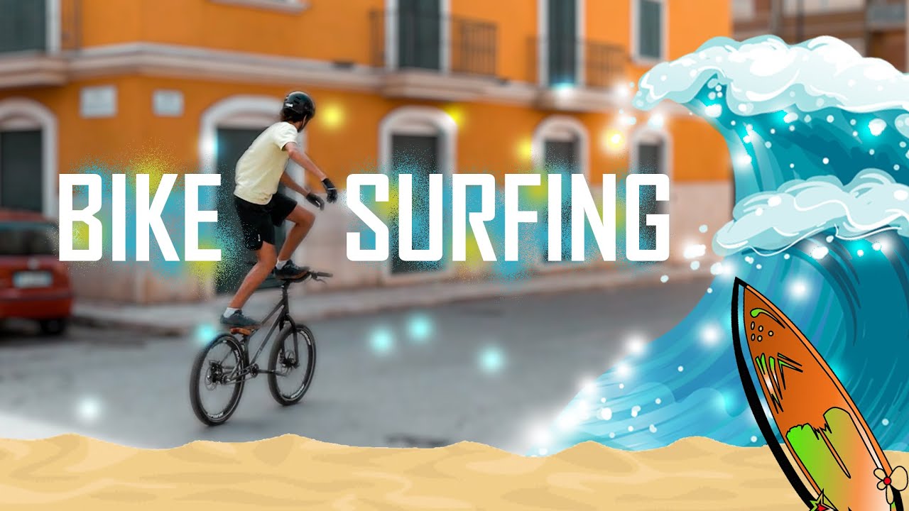 My Longest Bike Surfing Ever 🏄 - Michele Gaggiano - YouTube