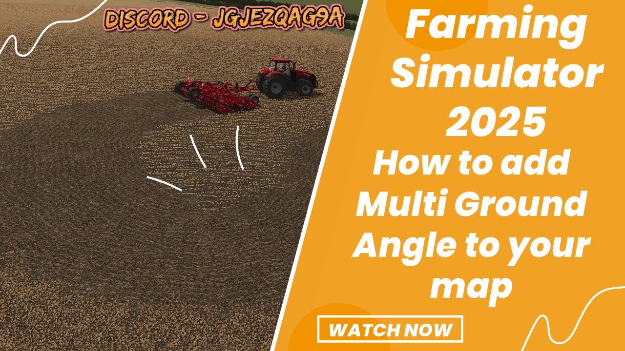 How to add Multi Terrain/Ground Angle to your FS25 map! - YouTube