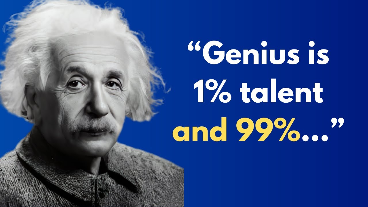 Albert Einstein's Life Lessons that changed the world - YouTube