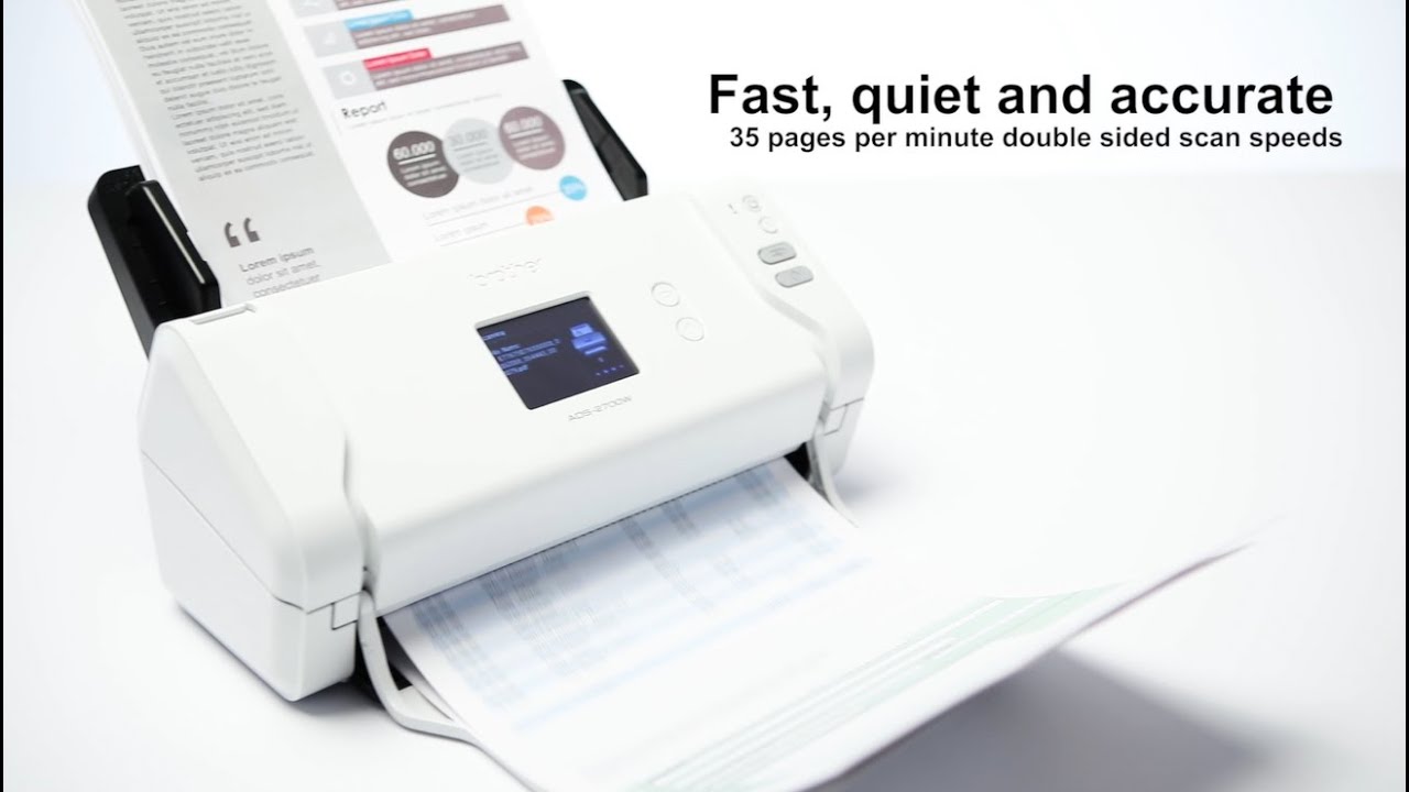 Brother Wireless High-speed, Duplex Desktop Scanner with Touchscreen ...