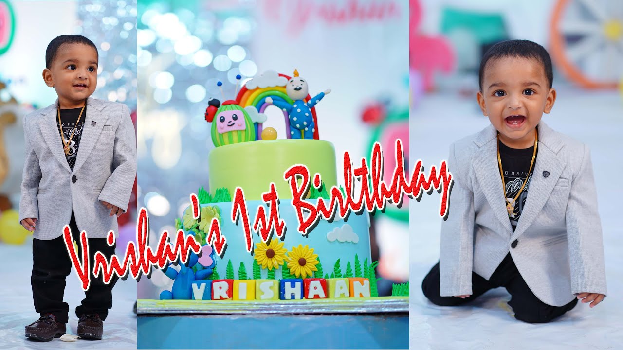 vrishan 1st birthday - YouTube