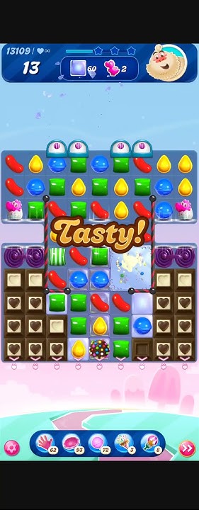 Beating Candy Crush Saga Levels Gameplay: Crushing Level 13109 - YouTube
