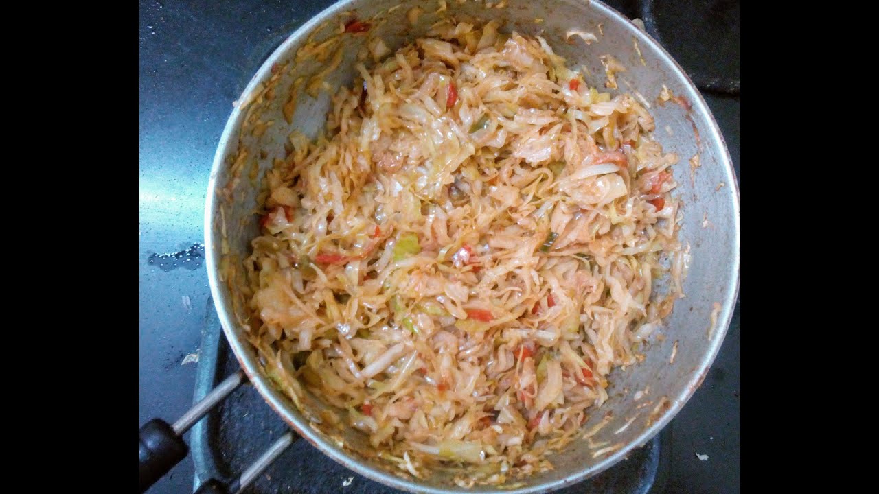 Cabbage//Jinsi ya kuunga kabichi tamu sana - YouTube