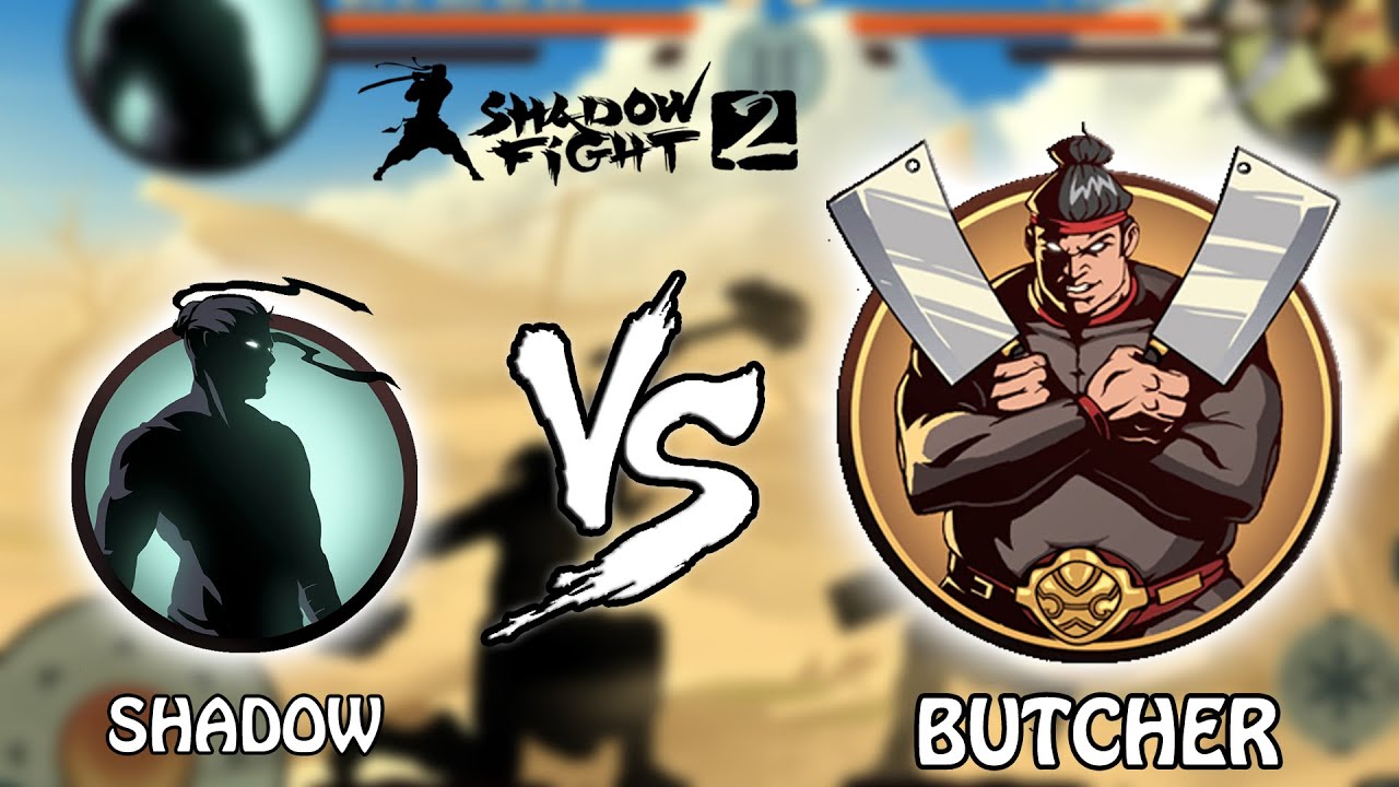 Shadow Fight 2 - Shadow Vs Butcher - YouTube