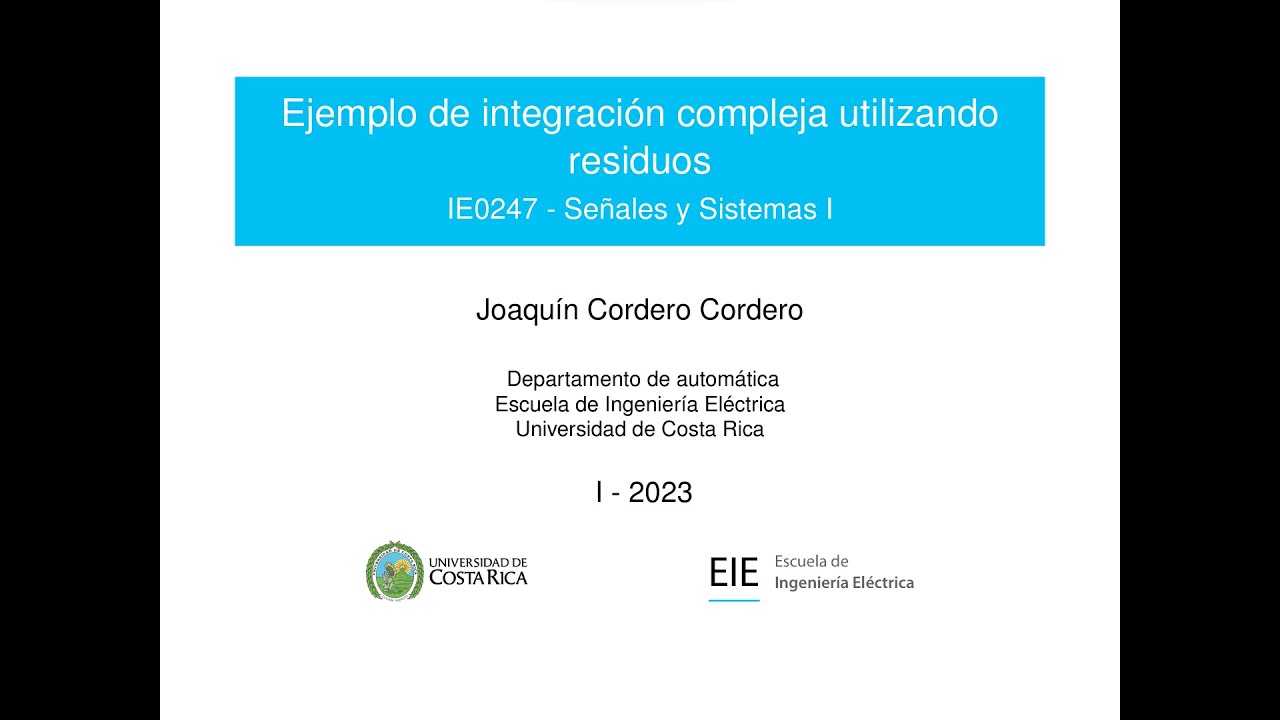 UCR | IE0247 | Ejercicio de Integración Compleja - YouTube
